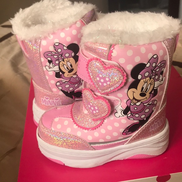 Disney | Shoes | Disneys Minnie Mouse Toddler Girls Winter Boots | Poshmark